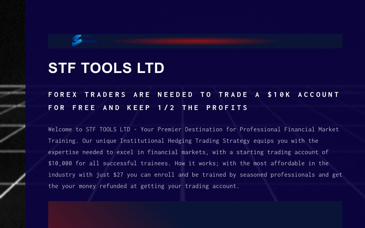 GET A $10K TRADING ACCOUNT FOR FREE LEARNING THE STF TOOLS HEDGING STRATEGY